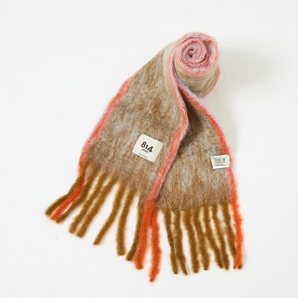 【NEW】アバハウス（ABAHOUSE）/【814 EZCARAY】TWIST FRAME モヘヤ マフラー