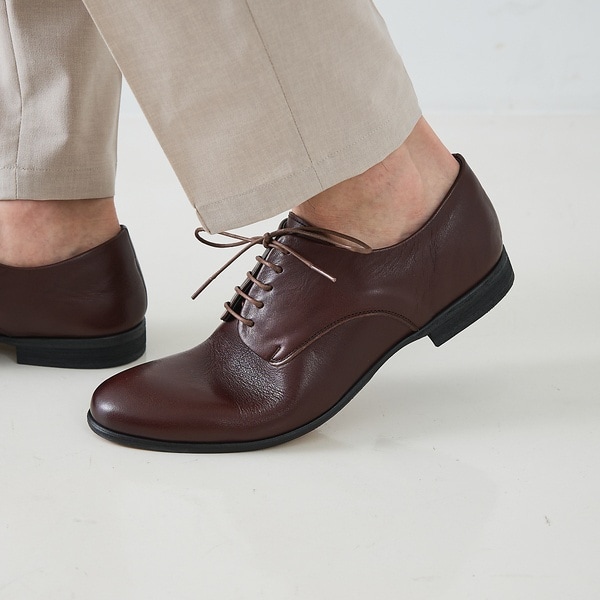 アルフレッド・バニスター（alfredoBANNISTER）/ソフトレザー カウンターレス プレーントゥシューズ