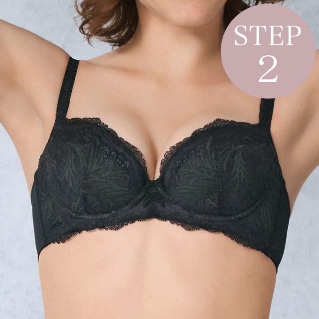 ブラデリスニューヨーク（BRADELIS NEW YORK）/【ブラデリス/育乳補整 STEP2 寄せる】ローズステップ2ブラ24A1 谷間を作る 育乳 補正下着