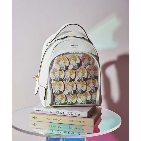 アンドシュエット（& chouette）/《推し事バッグ》クリアポケット付きリュック