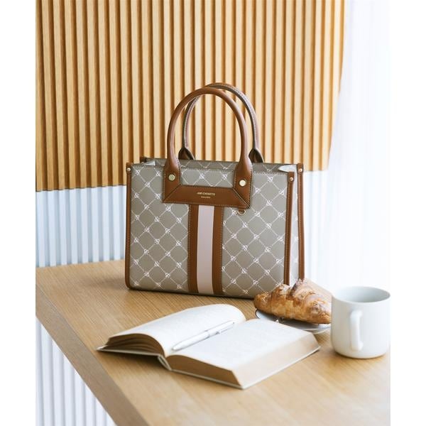 アンドシュエット（& chouette）/モノグラム　センターラインハンドバッグ