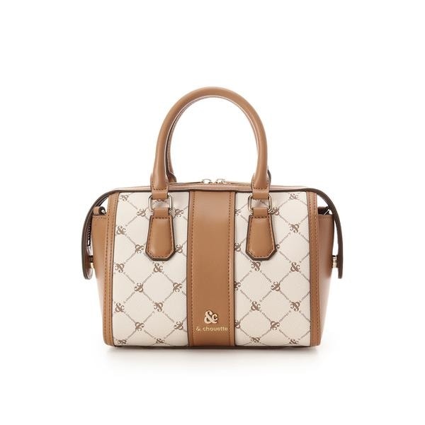 アンドシュエット（& chouette）/モノグラム ミニボストンバッグ