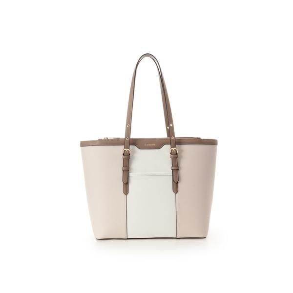 アンドシュエット（& chouette）/バイカラーベルトデザインA4トートバッグ《通勤・通学》