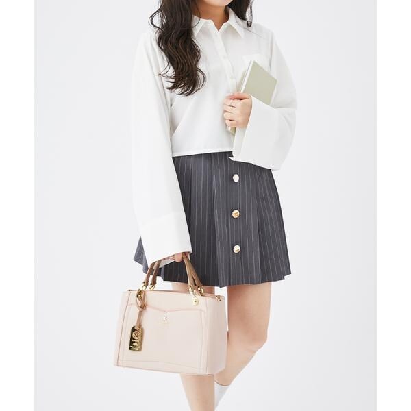 アンドシュエット（& chouette）/ビジュー付きハンドバッグ