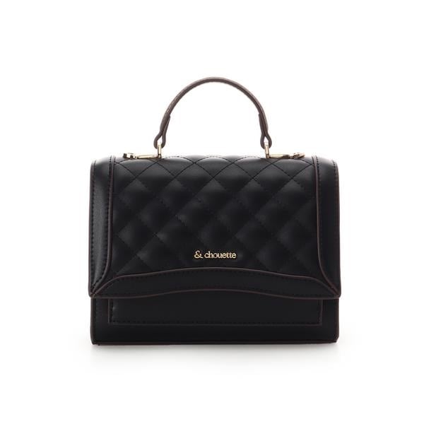アンドシュエット（& chouette）/キルティングフラップバッグ