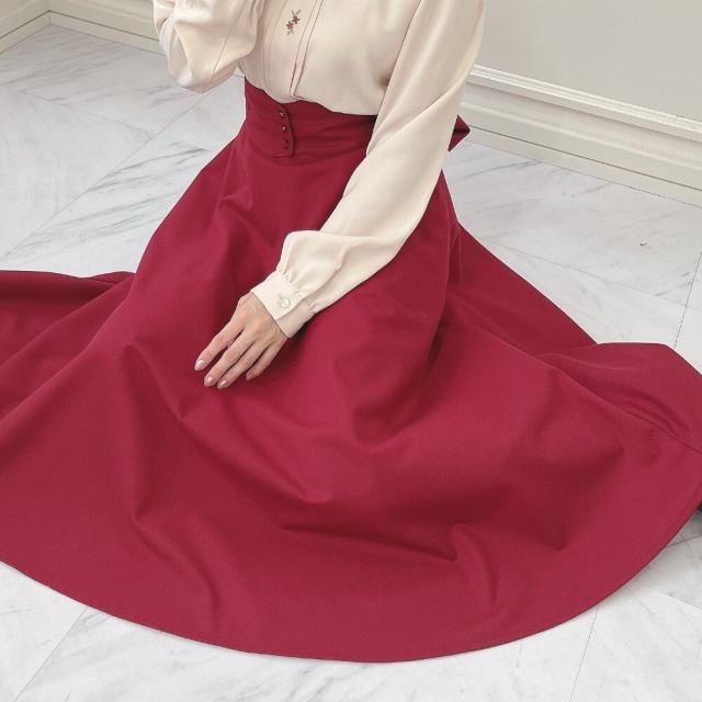 フィント（FINT）/【3サイズ展開あり】コルセットベルト2wayフレアースカート