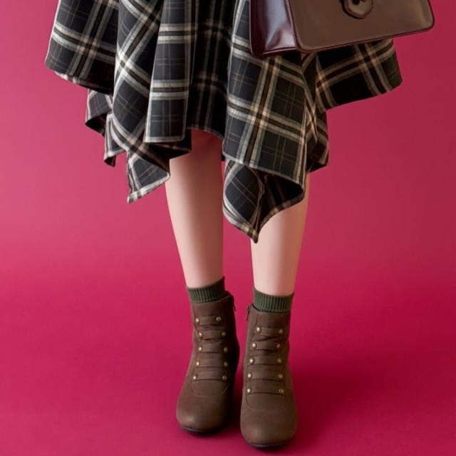 アンアナザーアンジェラス（an another angelus）/ローヒールナポレオンブーツ