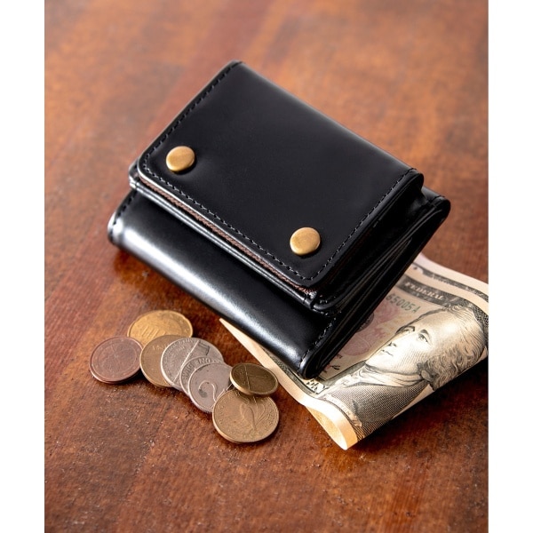 リネーム（Re　name）/Rename カウレザー ミニウォレット 本革3折 ミニ財布 コンパクト財布