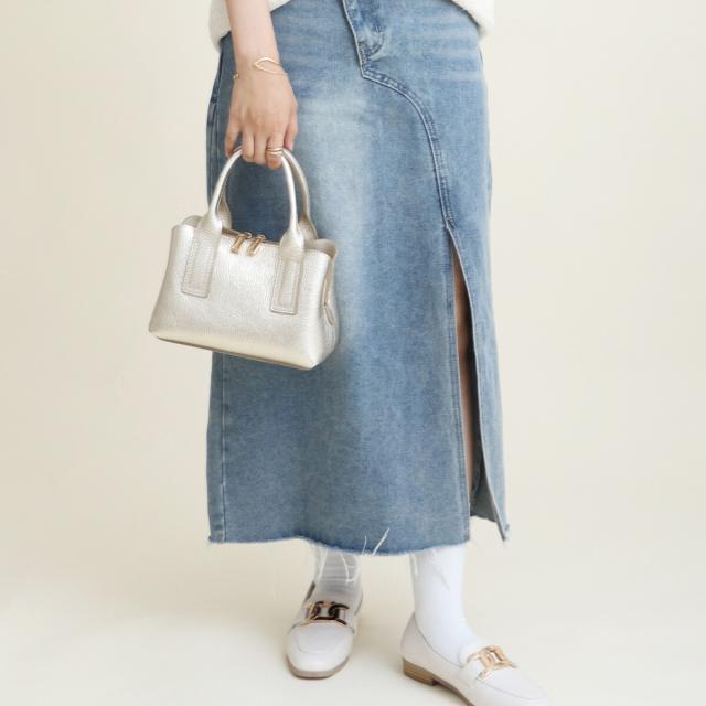 ベース（BASE）/【本革】【イタリア製】2WAY レディースハンドバッグ（S）