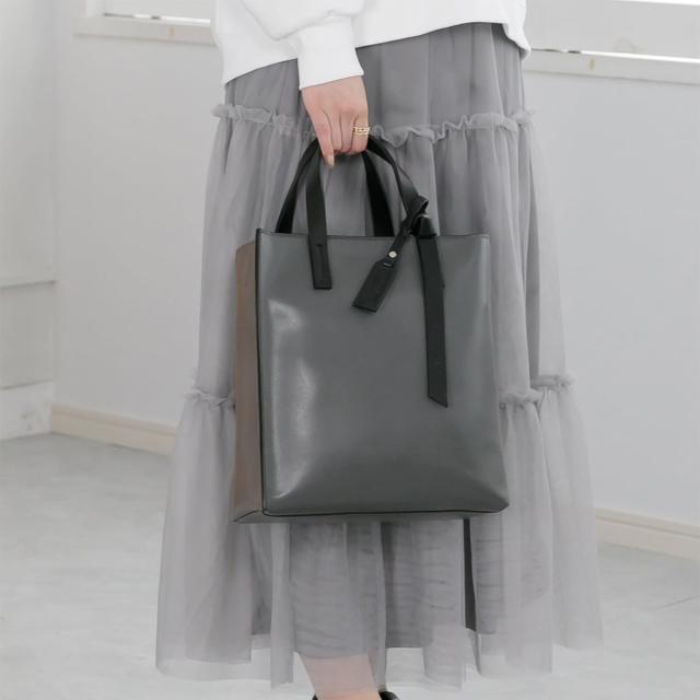 ベース（BASE）/【ROBERTA GANDOLFI】【本革】イタリア製 2WAYバイカラーショルダーバッグ(L)