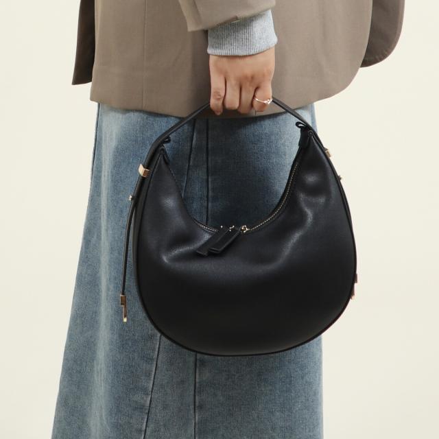 ベース（BASE）/【本革】3WAY ハーフムーン ショルダーバッグ