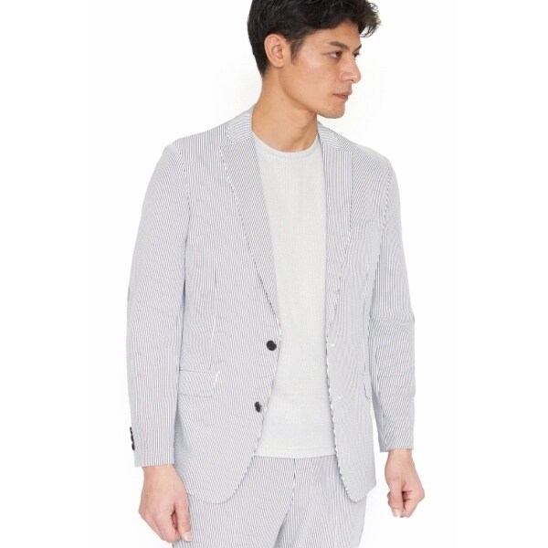 トルネードマート（TORNADO MART）/ZERO by TORNADO MART∴トリコット2WAYストレッチサッカージャケット