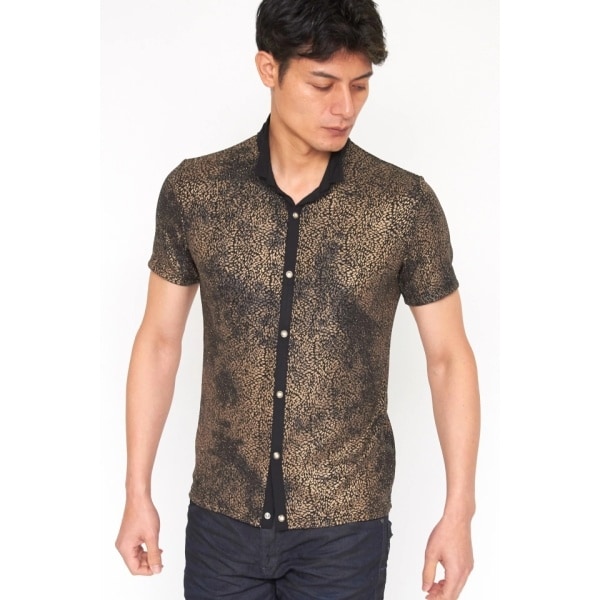 トルネードマート（TORNADO MART）/TORNADO MART∴アニマルMIXラメカットシャツ