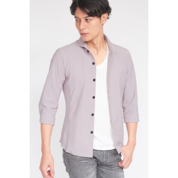 トルネードマート（TORNADO MART）/TORNADO MART∴ハイテンショントリコットツイル7分袖シャツ