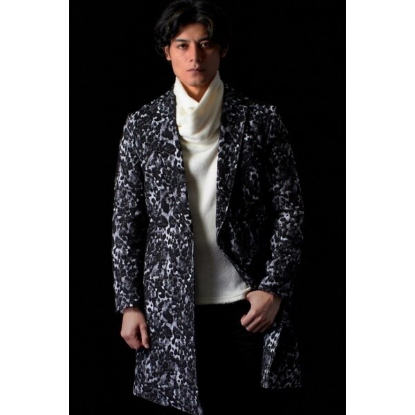 トルネードマート（TORNADO MART）/TORNADO MART∴ウーリーレオパードジャカードチェスターコート