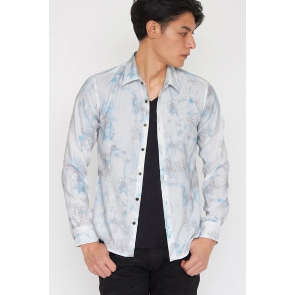 トルネードマート（TORNADO MART）/TORNADO MART∴シャドーゴシックプリントシャツ