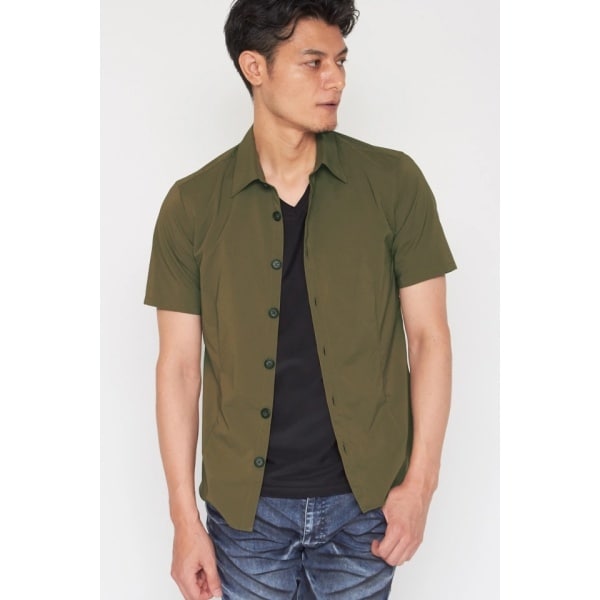 トルネードマート（TORNADO MART）/TORNADO MART∴MINOTECHストレッチ半袖シャツ