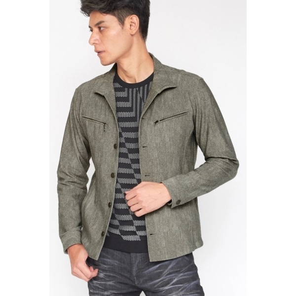 トルネードマート（TORNADO MART）/TORNADO MART∴ハイテンションムラデニムスタンドブルゾン