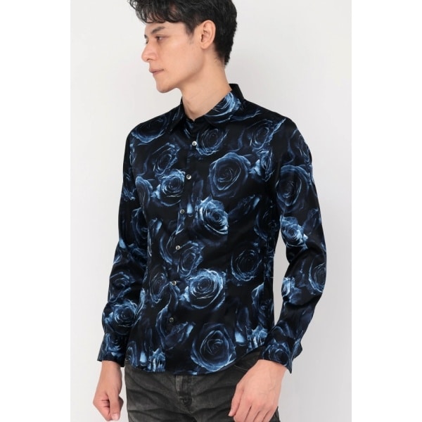 トルネードマート（TORNADO MART）/TORNADO MART∴ブルームローズプリントシャツ