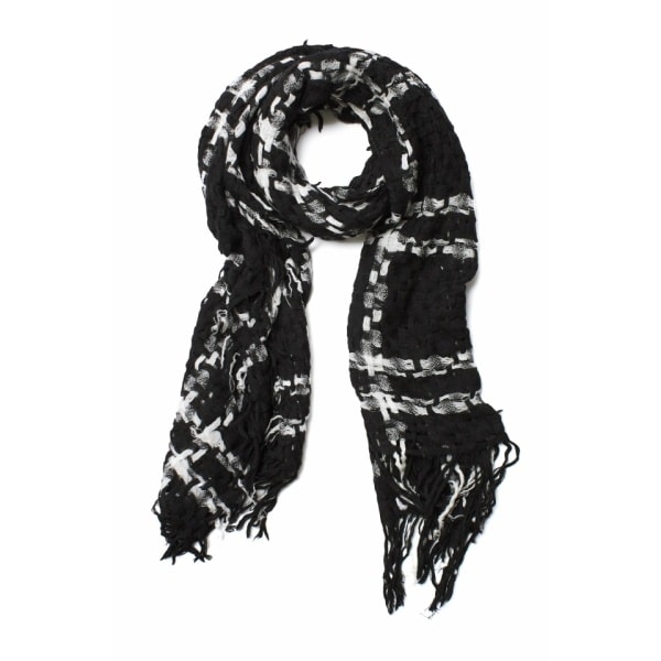 トルネードマート（TORNADO MART）/TORNADO MART∴ウールウィンドウペンバスケット織ストール