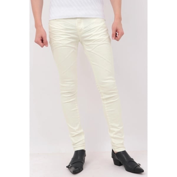 トルネードマート（TORNADO MART）/TORNADO MART∴ホワイトシェービングスキニーデニム