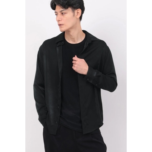 トルネードマート（TORNADO MART）/TORNADO MART∴ピーチフォギーサテンオーバーシャツ