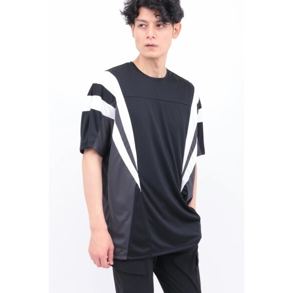 トルネードマート（TORNADO MART）/TORNADO MART∴バイカラードルマンカットソー