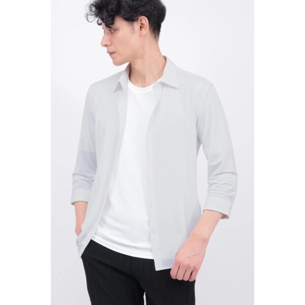 トルネードマート（TORNADO MART）/ZERO by TORNADO MART∴オーシャンリップルジャージー7分袖シャツ