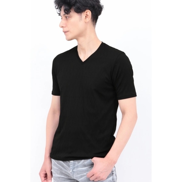 トルネードマート（TORNADO MART）/TORNADO MART∴シャープウェービィジャージー半袖カットソー