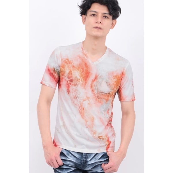 トルネードマート（TORNADO MART）/TORNADO MART∴オーシャンマーブルフルグラフィックTシャツ