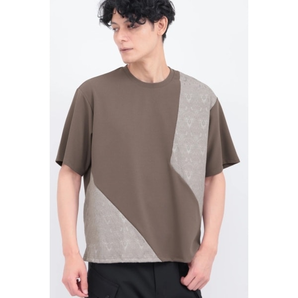 トルネードマート（TORNADO MART）/TORNADO MART∴ハイブリッドテクスチャーオーバーカットソー