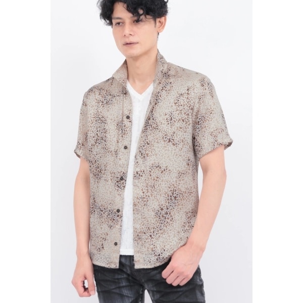 トルネードマート（TORNADO MART）/TORNADO MART∴レオパードオパールオーシャン半袖シャツ