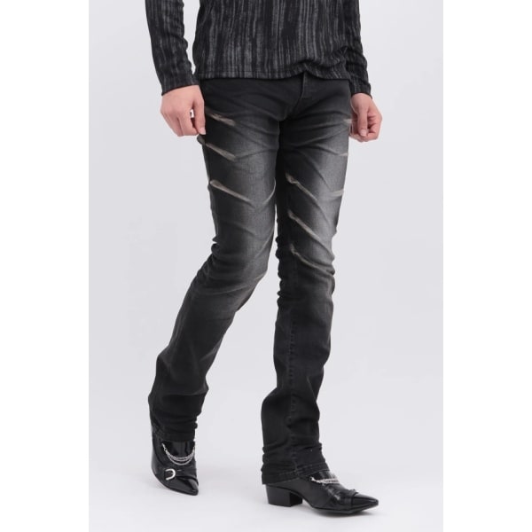 トルネードマート（TORNADO MART）/TORNADO MART∴3Dブラックヴィンテージシューカットデニム