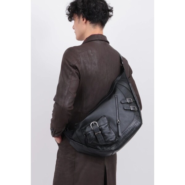 トルネードマート（TORNADO MART）/TORNADO MART∴コンビネーションレザーショルダーバッグ