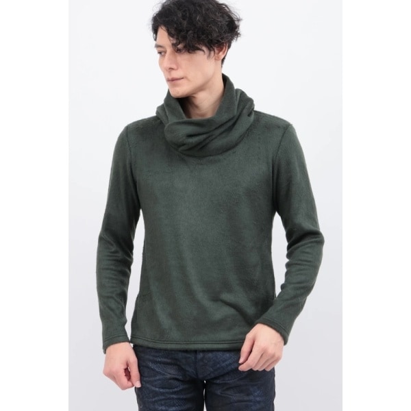 トルネードマート（TORNADO MART）/TORNADO MART∴スムースシャギードレープネックカットソー