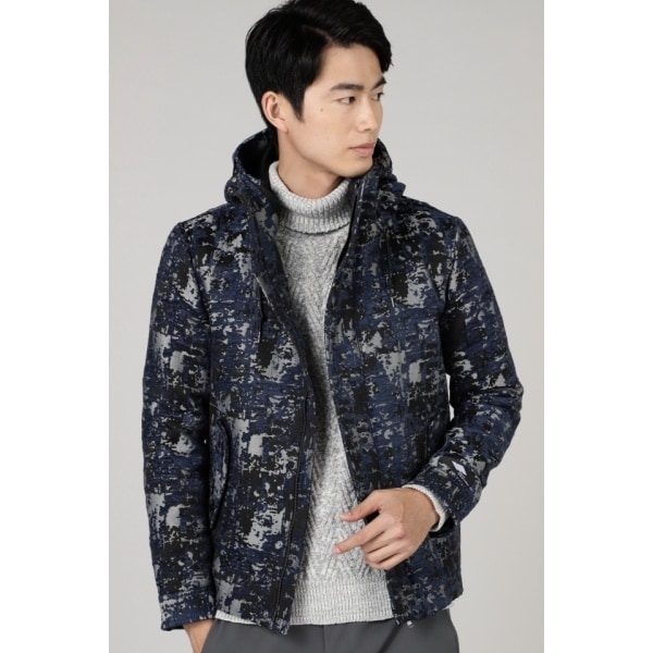 ハイストリート（HIGH STREET）/HIGH STREET∴カモフラ柄フードブルゾン