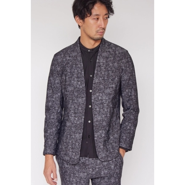 ハイストリート（HIGH STREET）/HIGH STREET∴ヒートパフォーマーノーカラージャケット