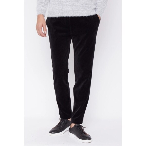 ハイストリート（HIGH STREET）/HIGH STREET∴壁柄ベロアイージーパンツ