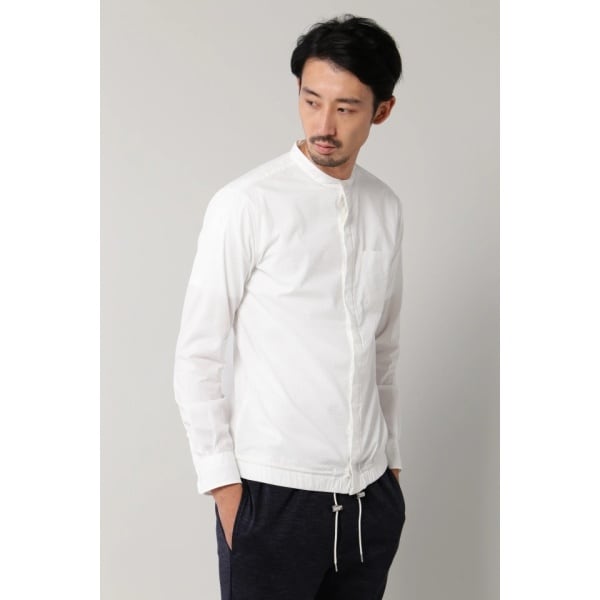 ハイストリート（HIGH STREET）/HIGH STREET∴サッカーバンドカラーシャツブルゾン