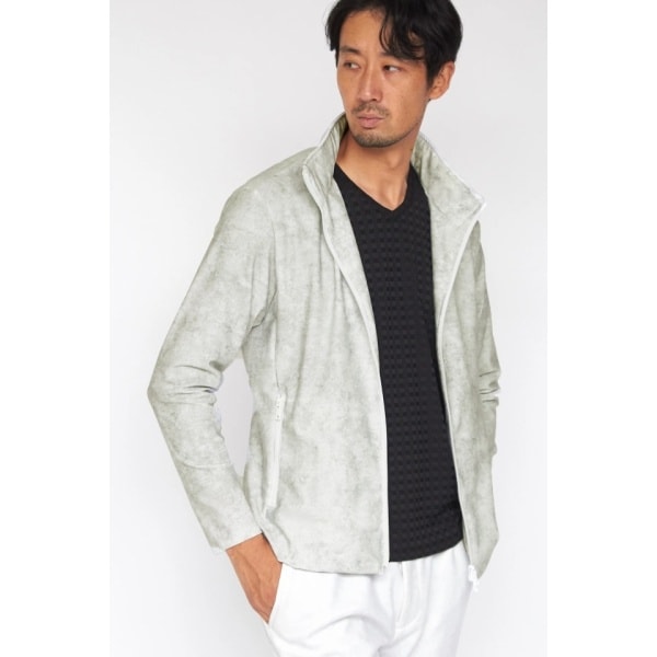 ハイストリート（HIGH STREET）/HIGH STREET∴ハイテンションCONCRETEプリントスタンドブルゾン