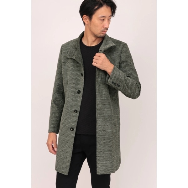 ハイストリート（HIGH STREET）/HIGH STREET∴ジオメトリックモールスタンドコート