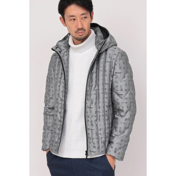 ハイストリート（HIGH STREET）/HIGH STREET∴T/Rキルトフーディーダウンブルゾン