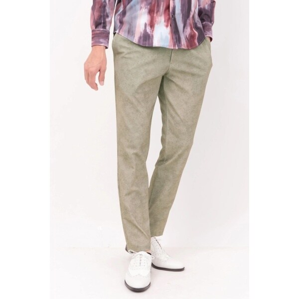 ハイストリート（HIGH STREET）/HIGH STREET∴トリコットメッシュマーブル調プリントイージーパンツ