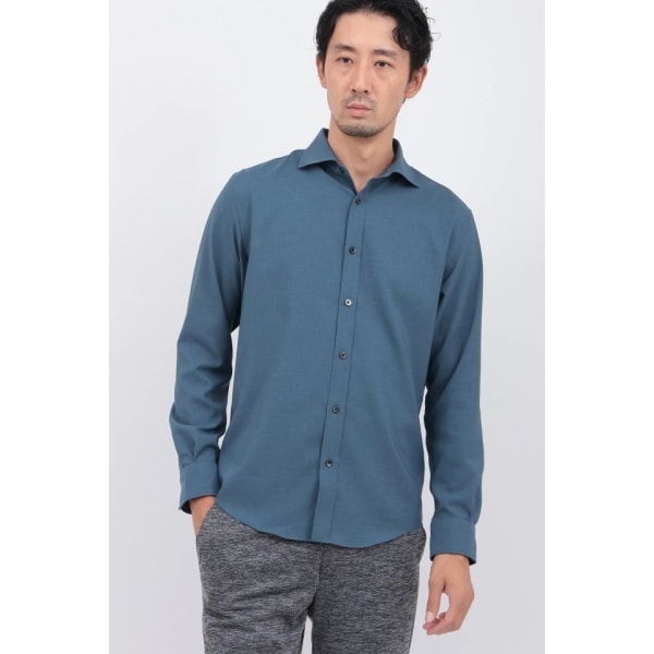 ハイストリート（HIGH STREET）/HIGH STREET∴リフラクスエコストレッチカッタウェイシャツ