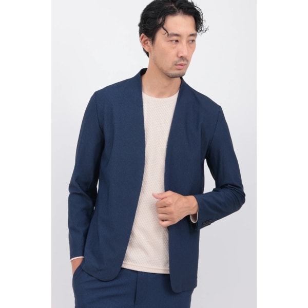 ハイストリート（HIGH STREET）/HIGH STREET∴4WAYダイアゴナルジャガードノーカラージャケット