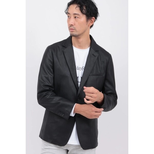 ハイストリート（HIGH STREET）/ゴートナッパランレザーJK