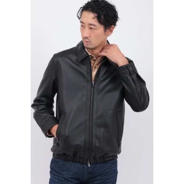 ハイストリート（HIGH STREET）/シュリンクシープレザーブルゾン