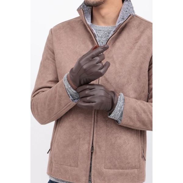 ハイストリート（HIGH STREET）/リブコンビレザーグローブ