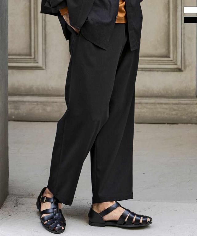 シーディーエム バイ カルぺディエム（CDM BY CARPEDIEM）/C DIEM タックワイドパンツ【LEON掲載】