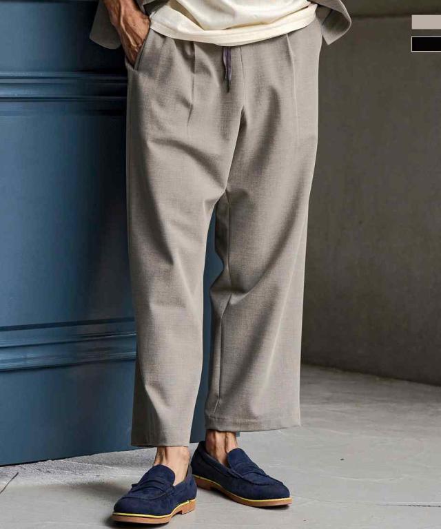 シーディーエム バイ カルぺディエム（CDM BY CARPEDIEM）/C DIEM タックワイドパンツ